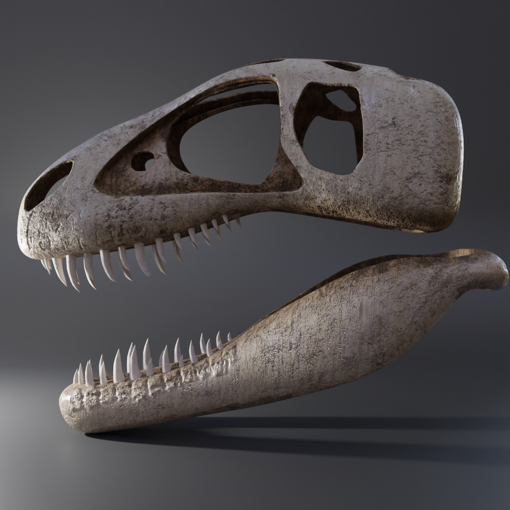 Cartoon Velociraptor | Dinosaurs models | BlenderKit