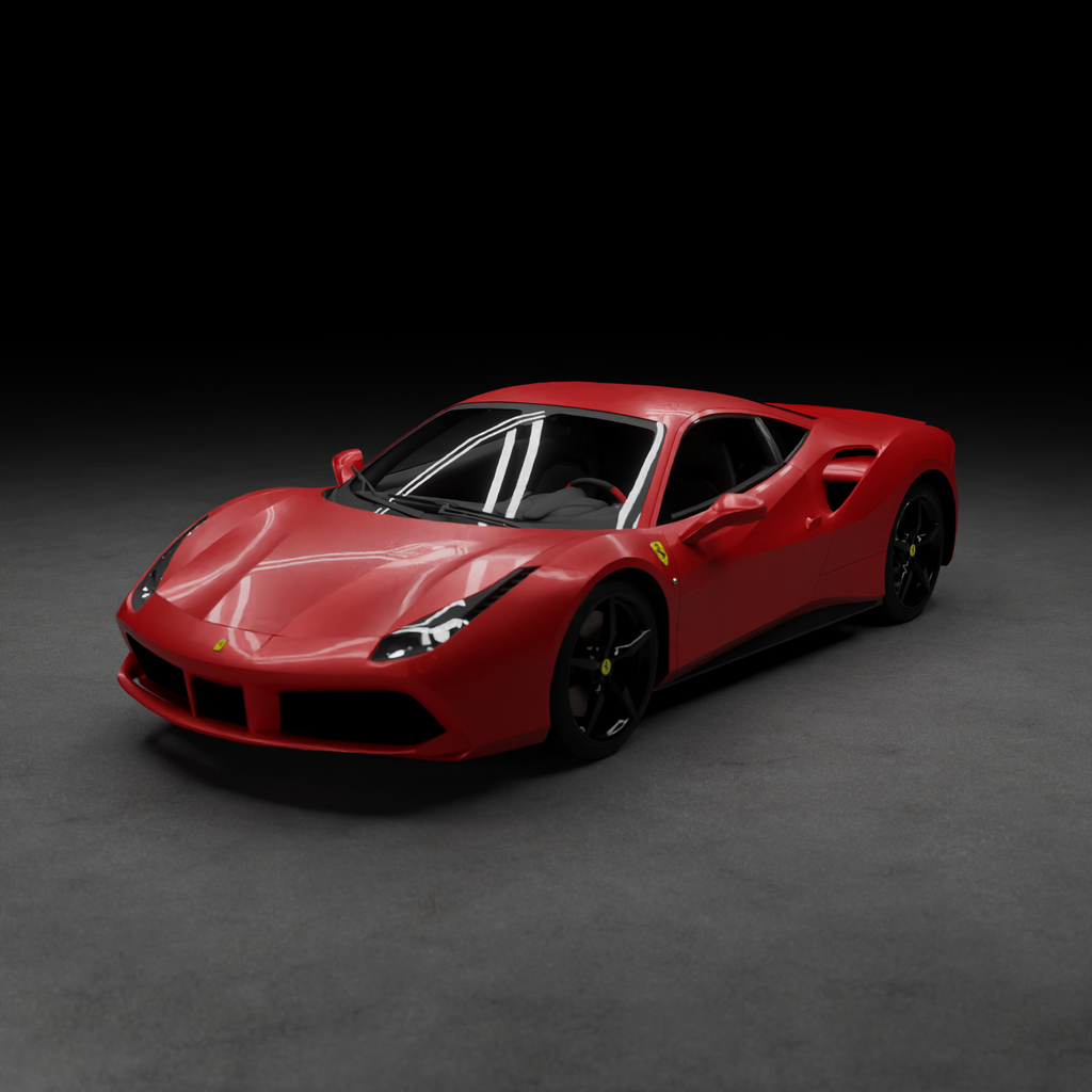 Ferrari 488(old model) | Luxury Cars models | BlenderKit
