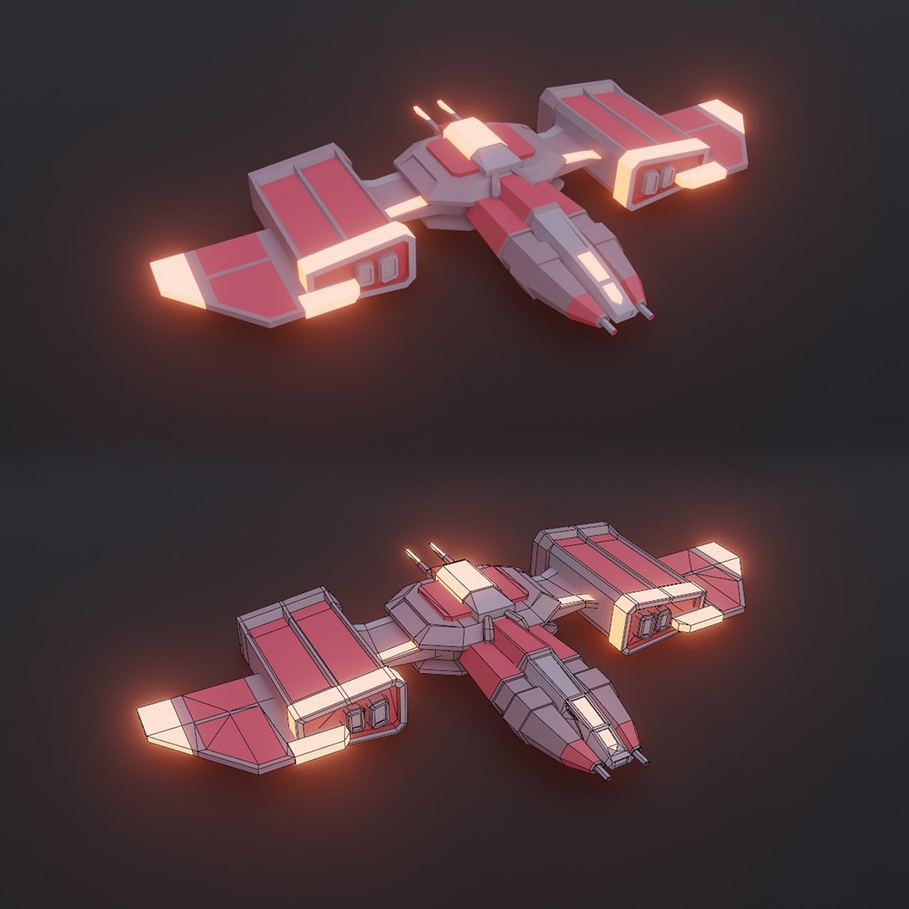 SpaceShip | Spacecraft models | BlenderKit