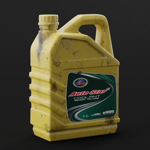 Car Oil Container | Containers models | BlenderKit