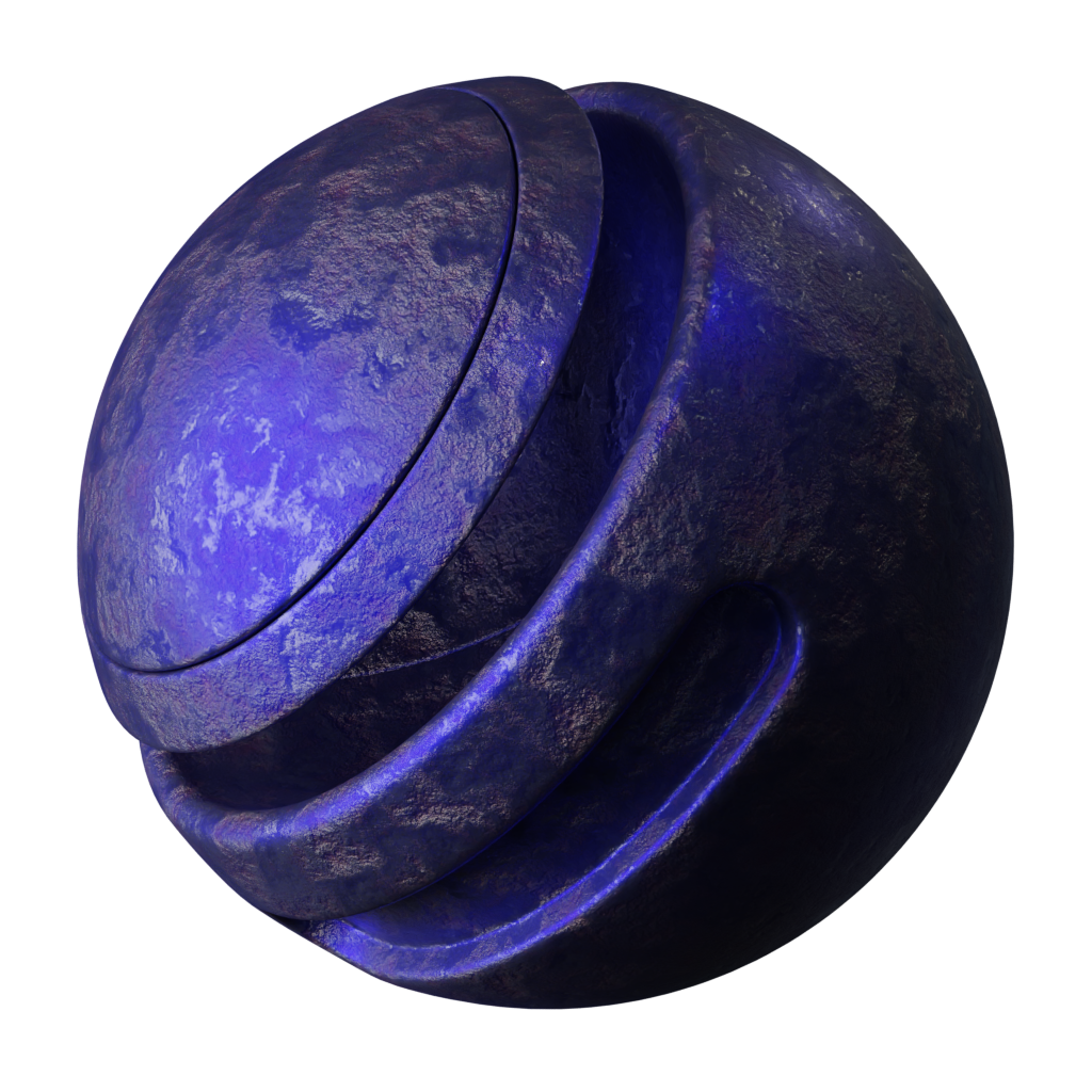 Damage Steel Rust under Painted Steel | FREE metal materials | BlenderKit