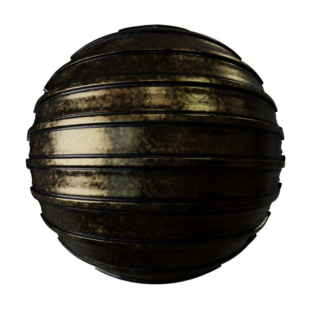 Fantasy old brass 12 | FREE metal materials | BlenderKit
