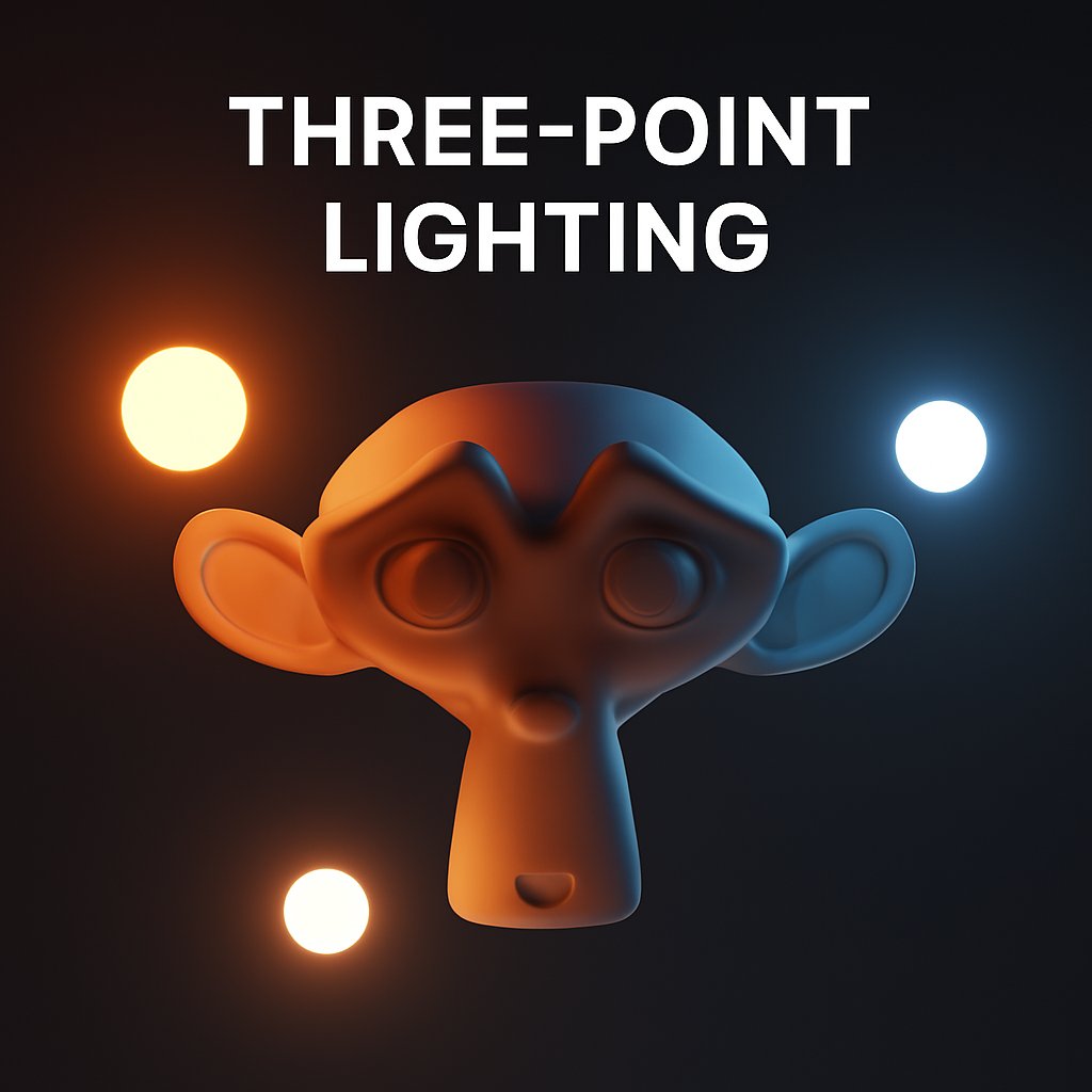 Three Point Light Setup | FREE Tools Node Groups | BlenderKit