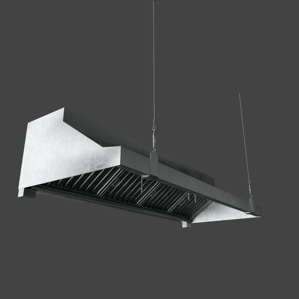 Industrial Hood | Kitchen Appliances models | BlenderKit