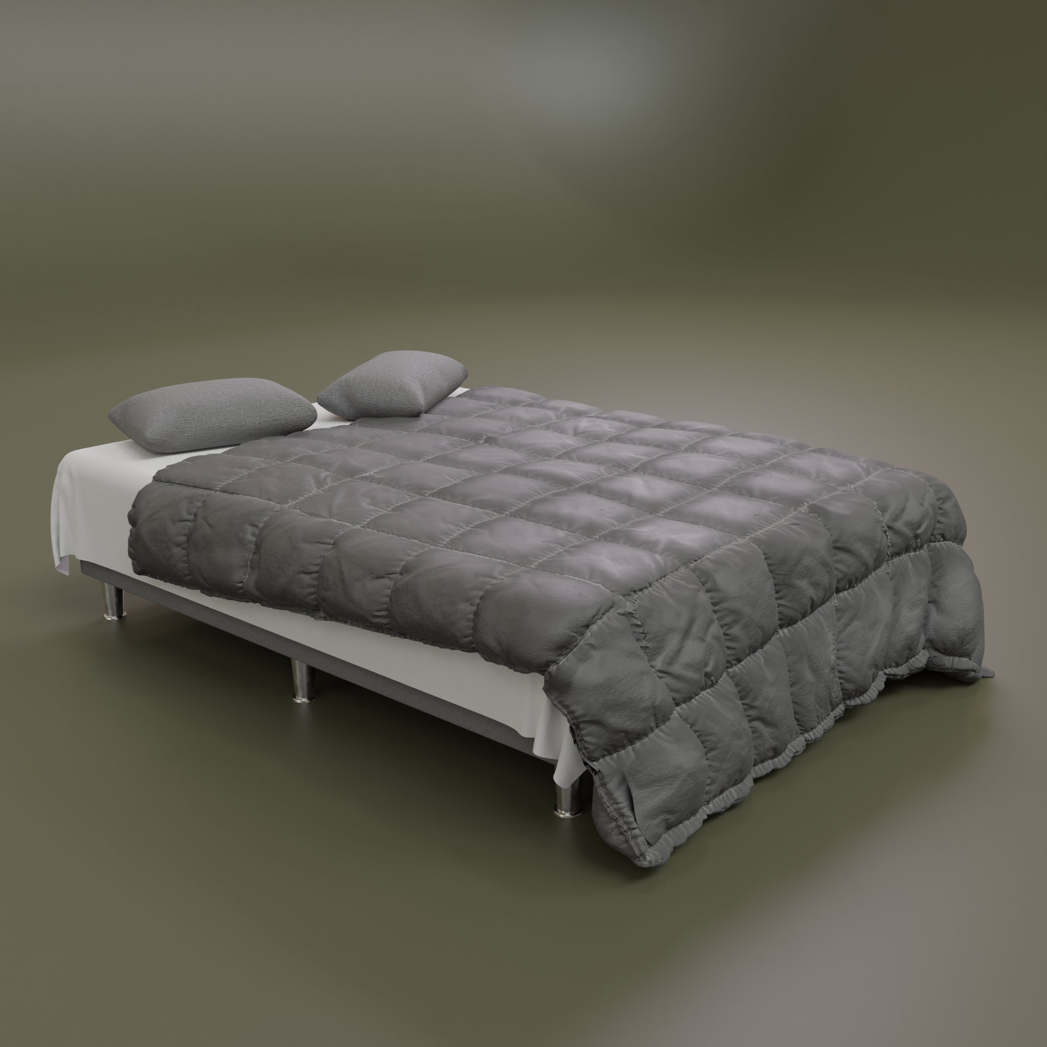 Modern bed | FREE Beds models | BlenderKit