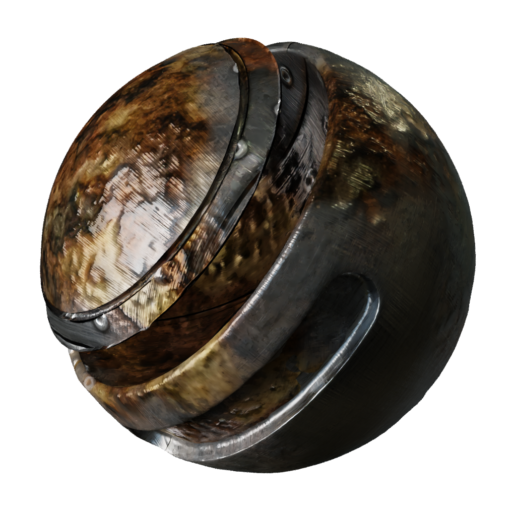 Rust 17 | FREE rust materials | BlenderKit