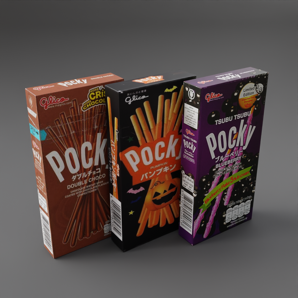 Pocky Snack Boxes | Sweets / Desserts models | BlenderKit