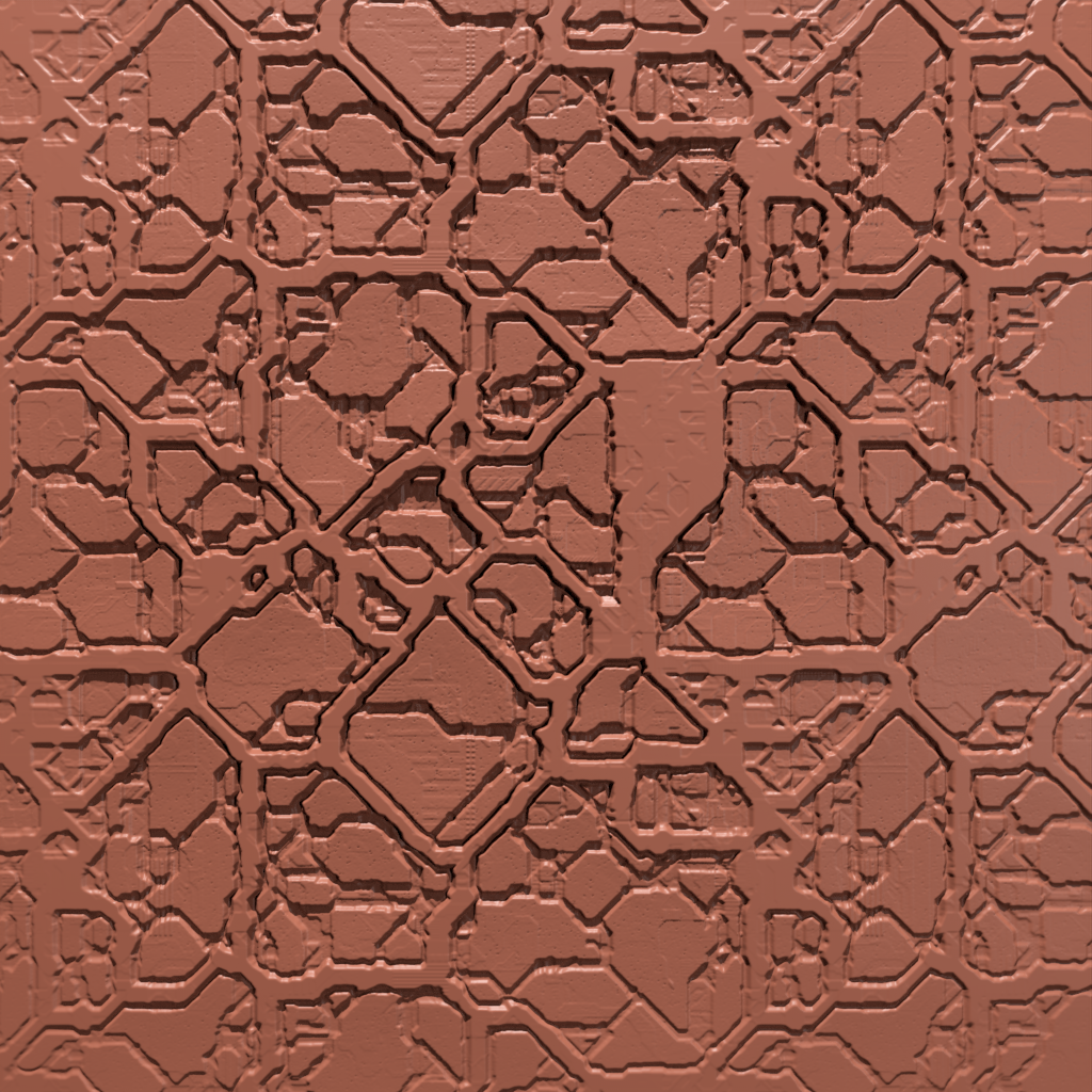 Sci-Fi Plating - 03 | FREE Sci-Fi brushes | BlenderKit