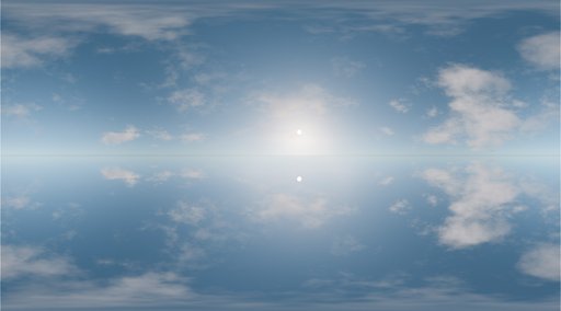 Bright Blue Sky Outdoor | Water Environments HDRis | BlenderKit