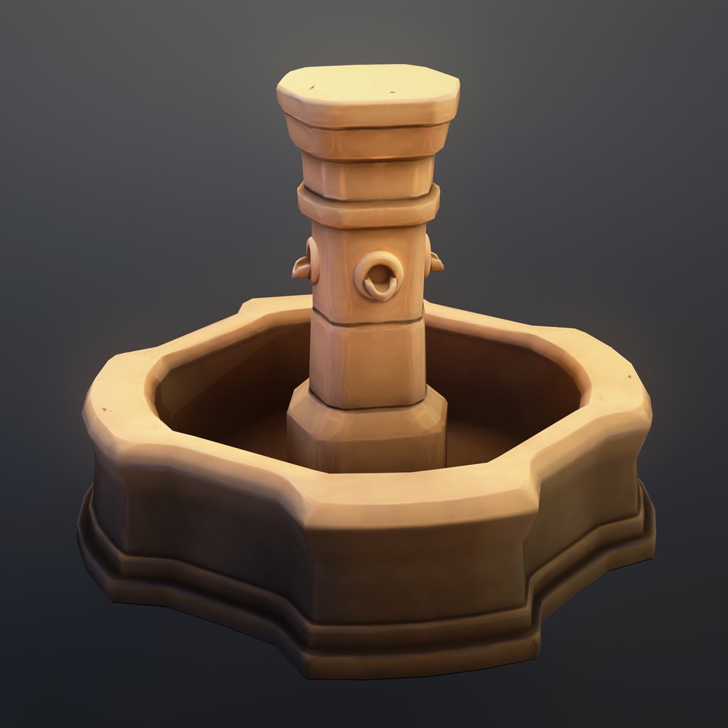 Fountain | Fountains models | BlenderKit