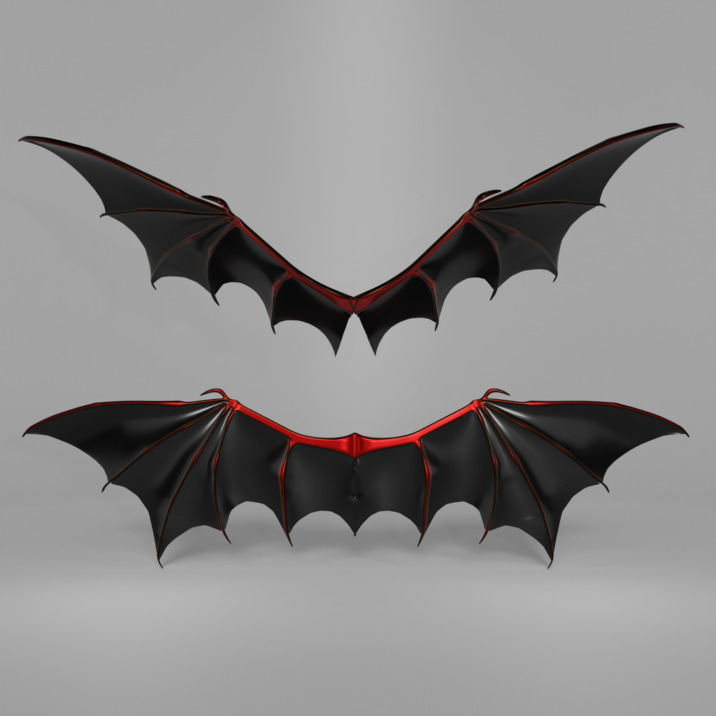BlenderKit | Download the FREE Count dracula's wings model