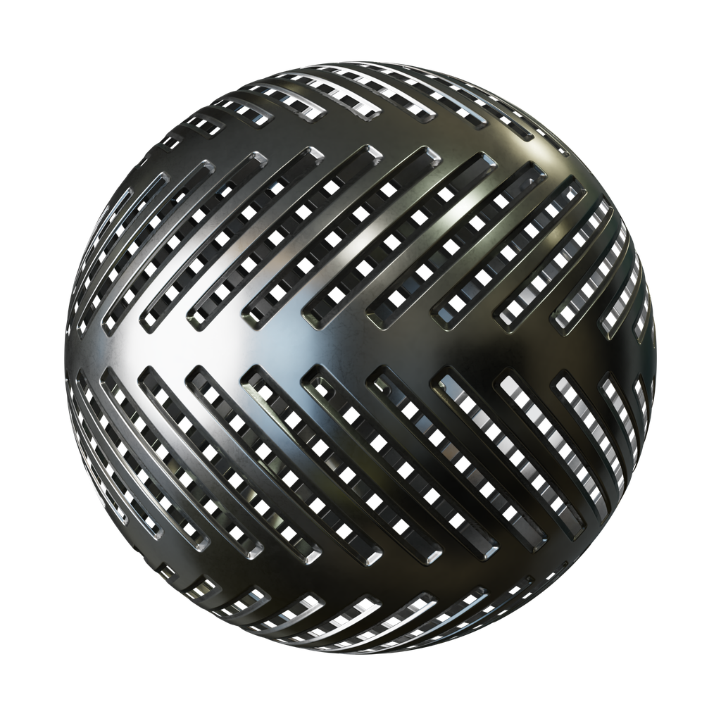 Perforated metal | FREE metal materials | BlenderKit