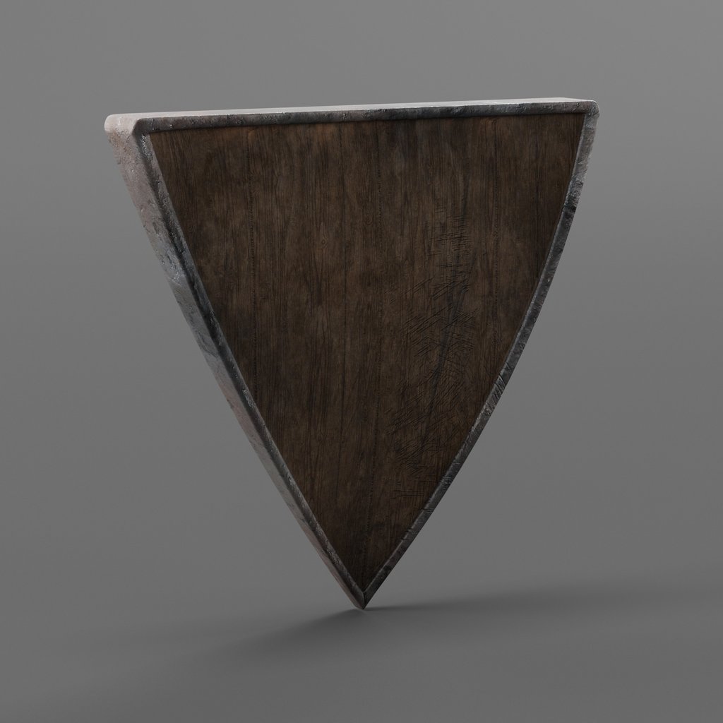Triangle Shield | Historical Weapons models | BlenderKit