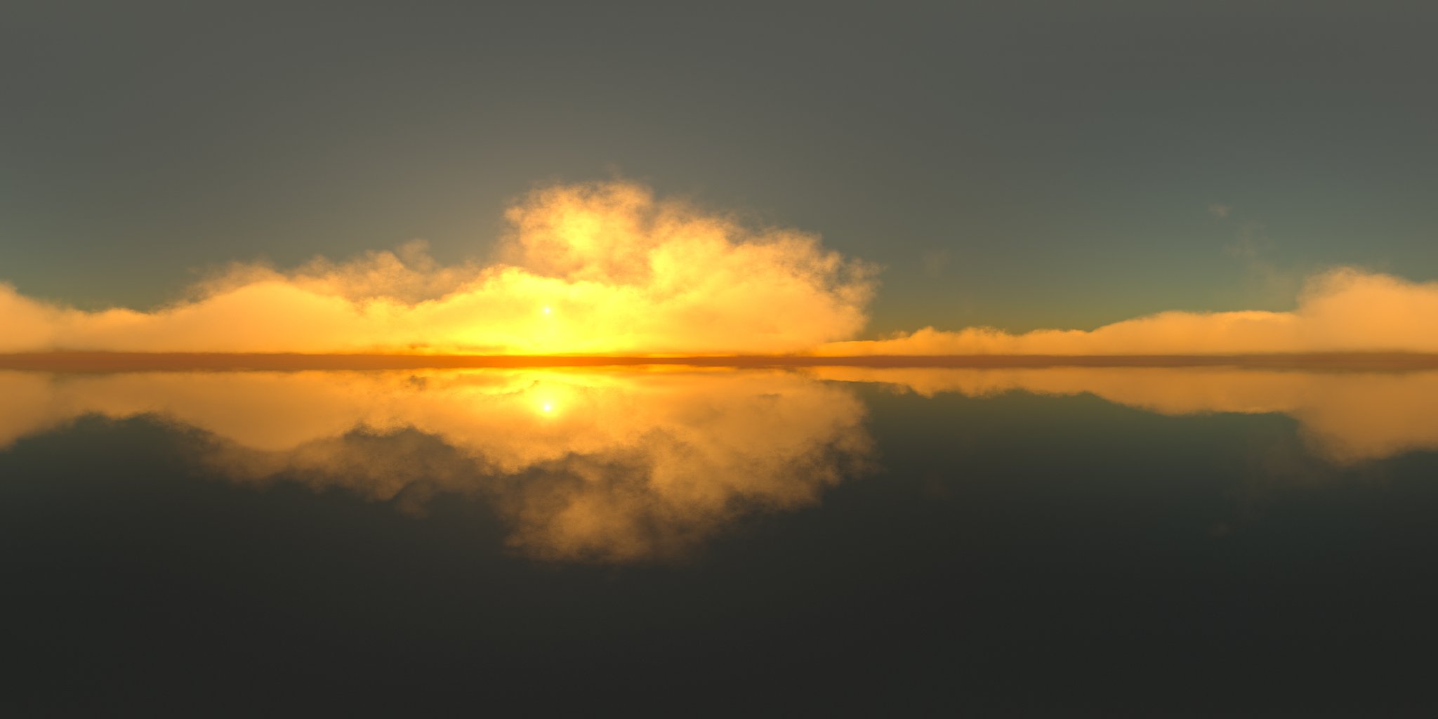 Golden twilight sky | Landscapes HDRis | BlenderKit