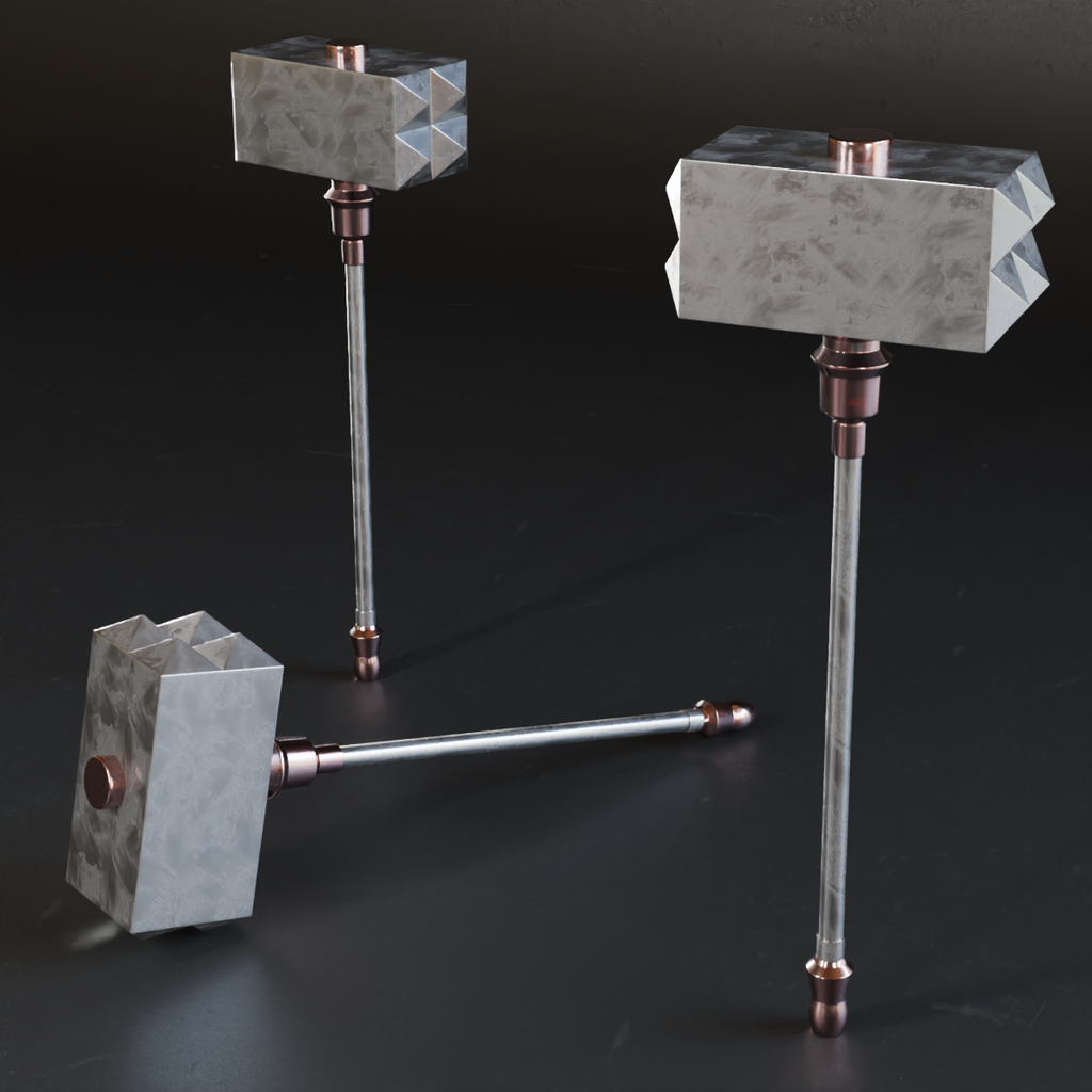 MK BaseMesh mace-33 | Historical Weapons models | BlenderKit