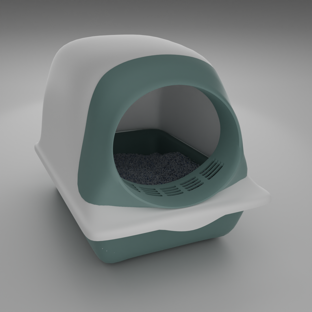 Litter box | FREE Miscellaneous models | BlenderKit