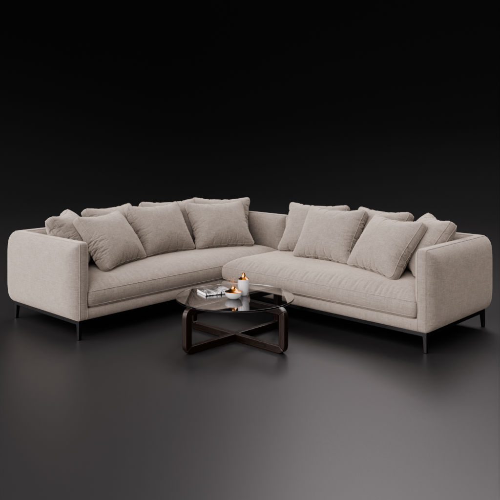 Sofa Soft Island Sectional | Sofas models | BlenderKit