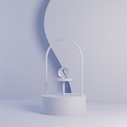 Minimalist geometric scene | Product Visualization scenes | BlenderKit