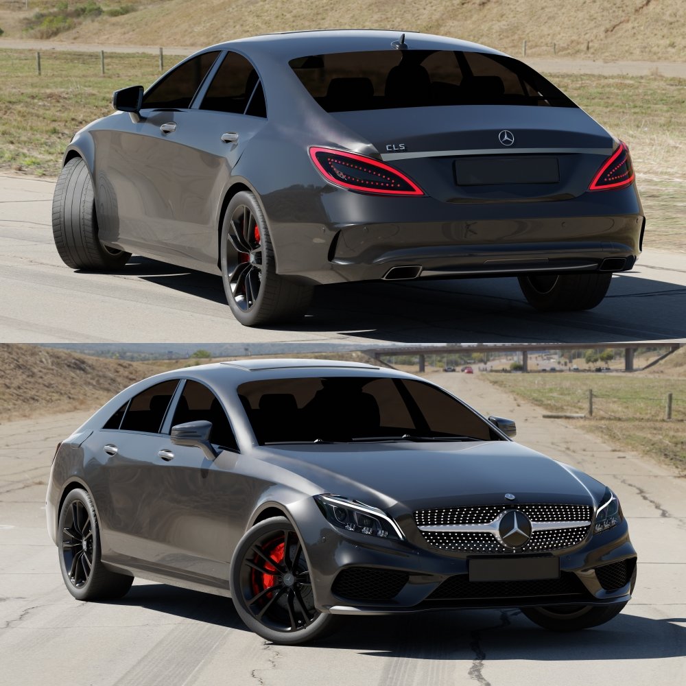 BlenderKit | Download the Mercedes Benz CLS model