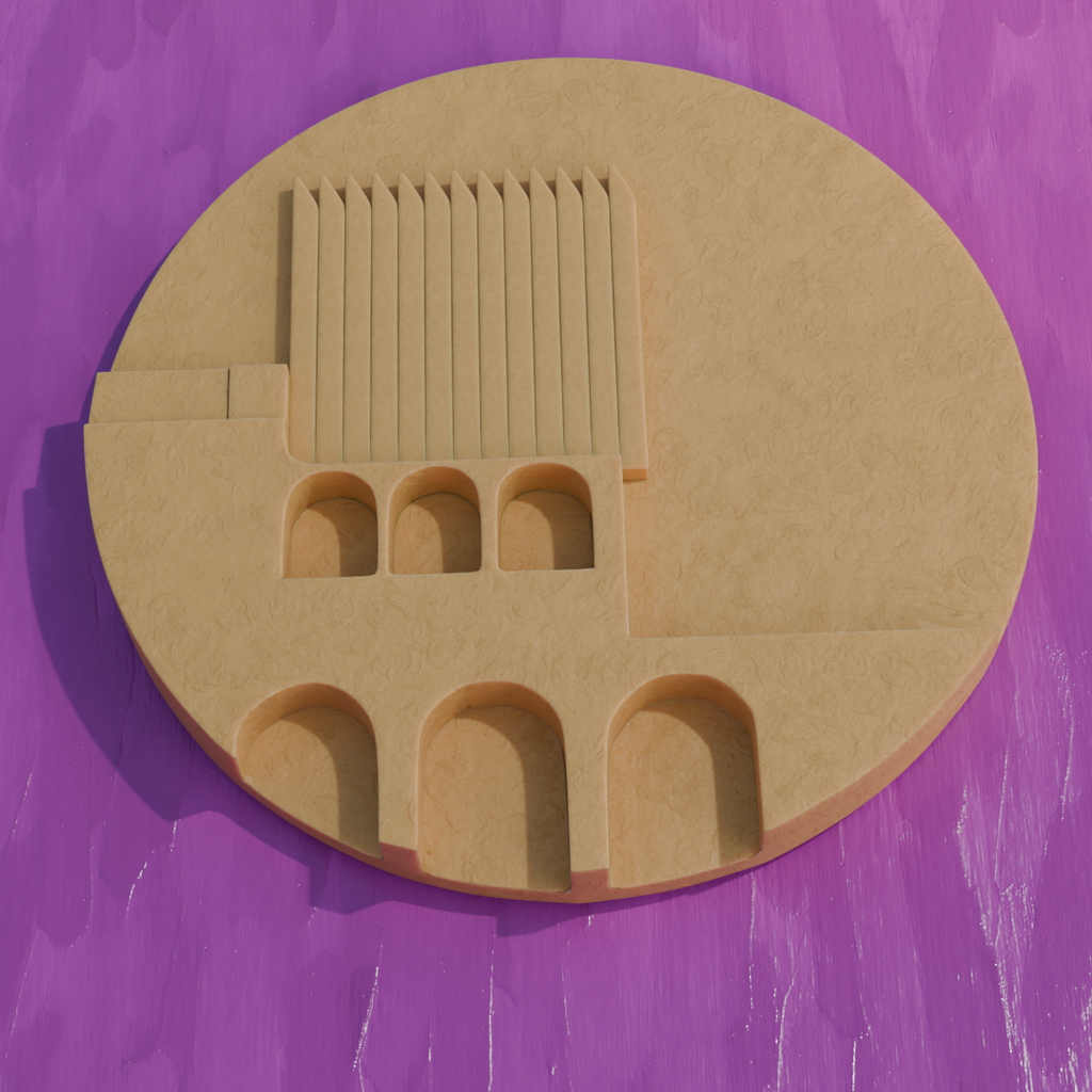 Traditional Clay Wall Panel | FREE Miscellaneous models | BlenderKit