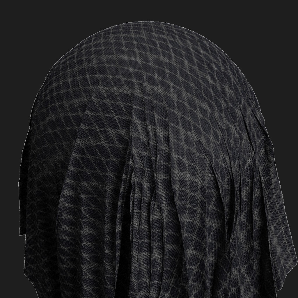 BlenderKit fabric material: Nylon by Vilém Duha