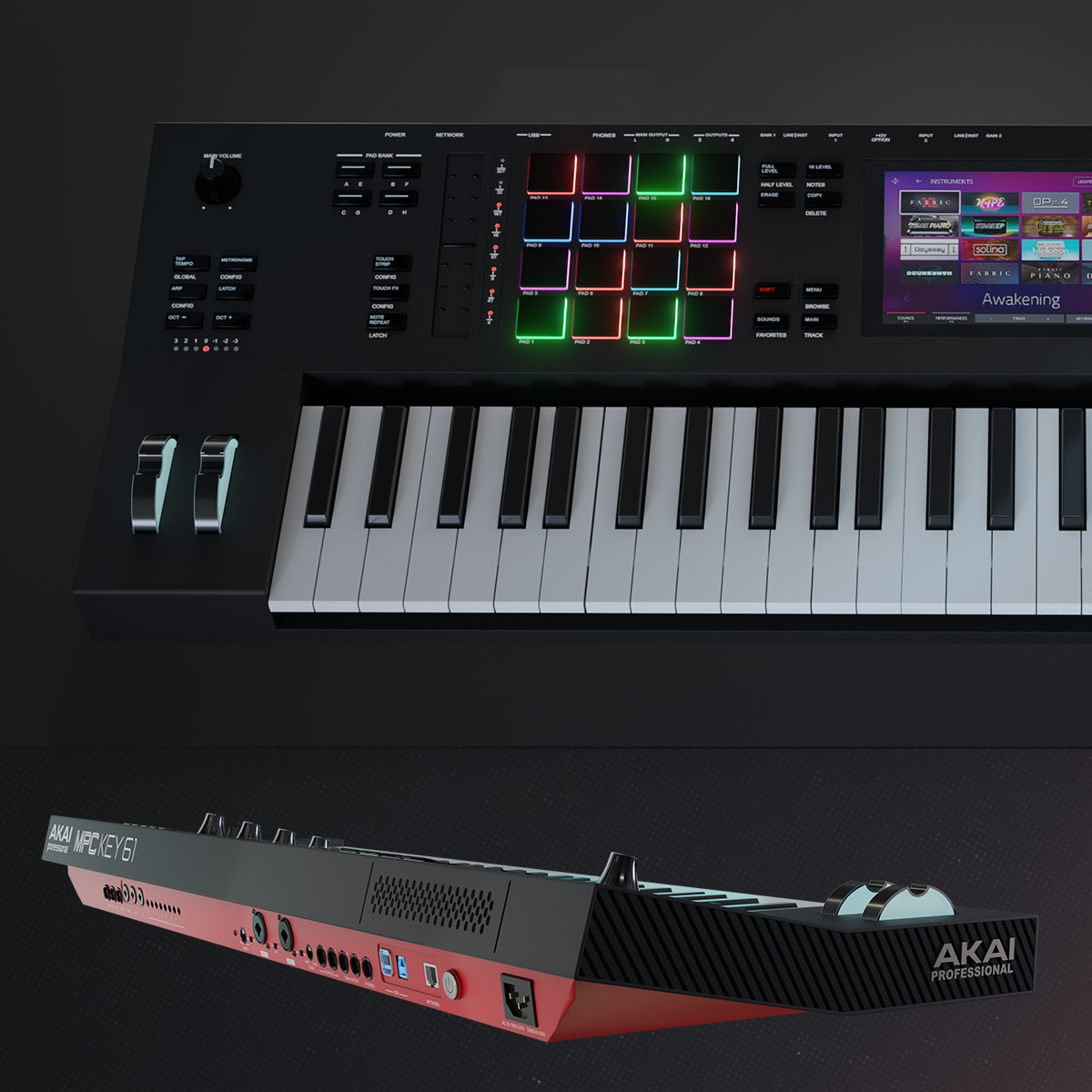 Dj Music AKAI MPC KEY 61 | Audio Devices models | BlenderKit