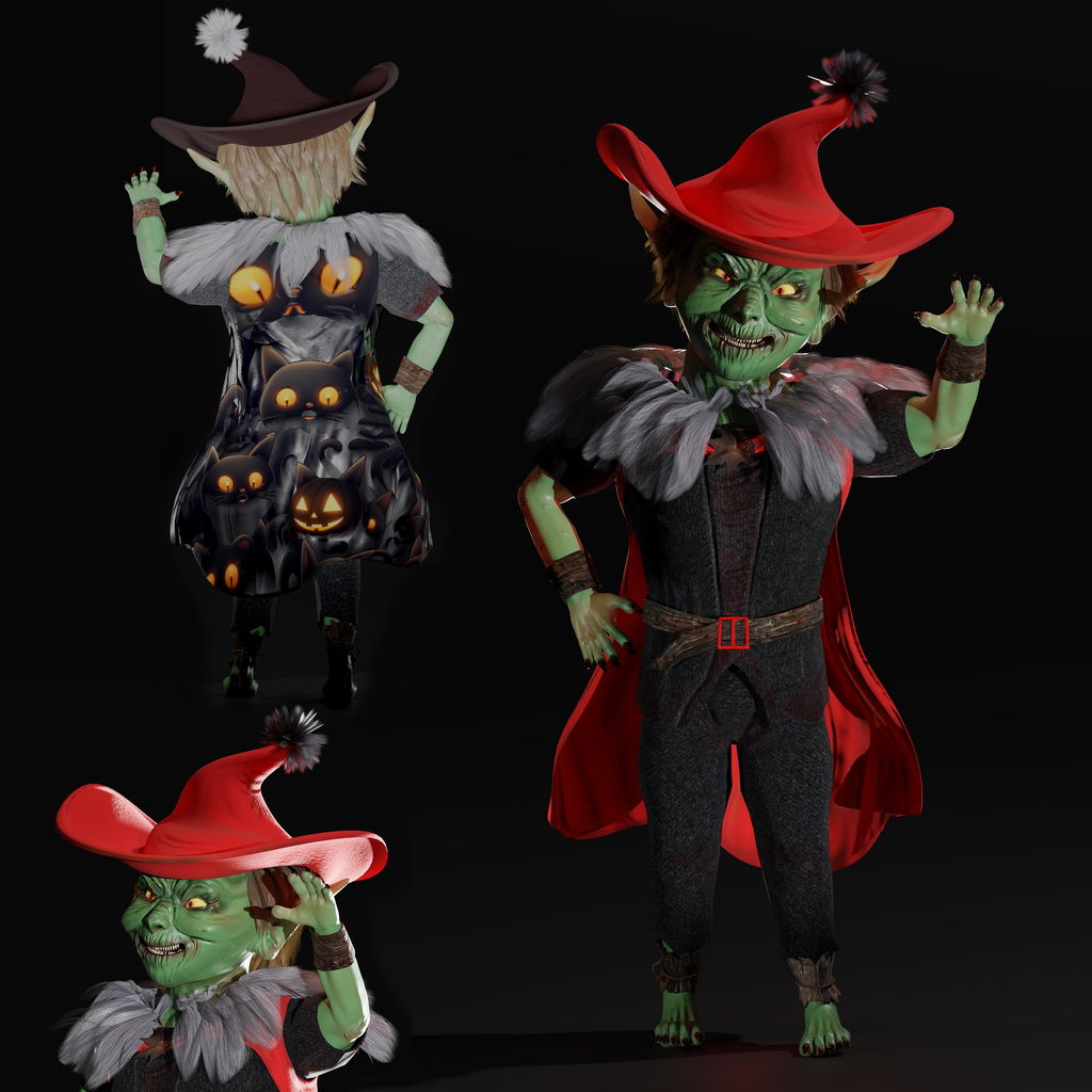 Goblin-Christmas and Halloween 2 in 1. | FREE Monsters & Creatures ...