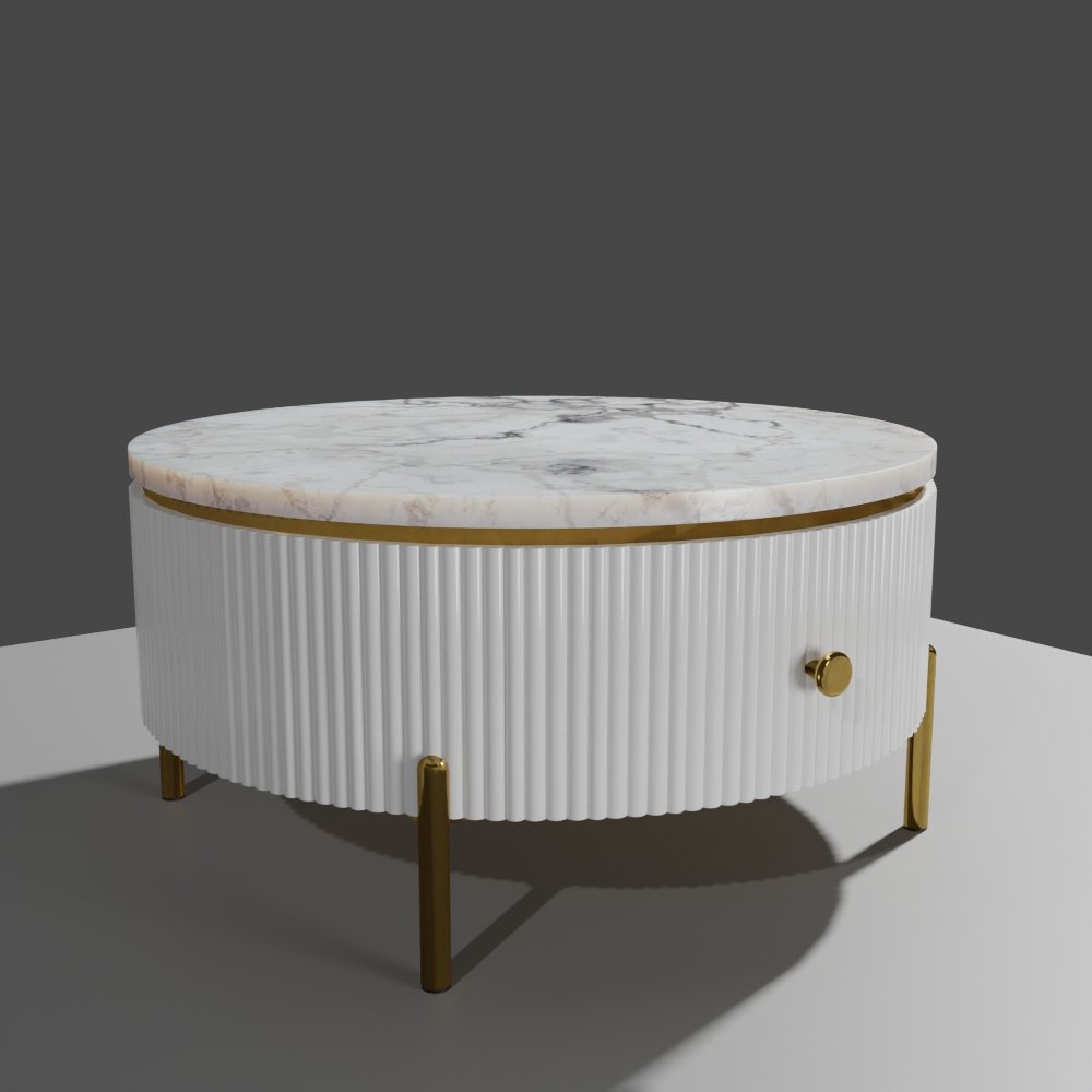 Flute coffee table | Tables models | BlenderKit