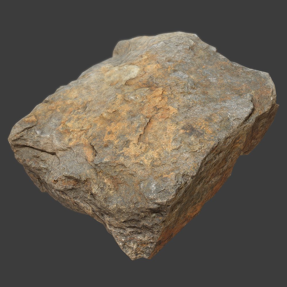 Boulder Stone | Environment Elements models | BlenderKit
