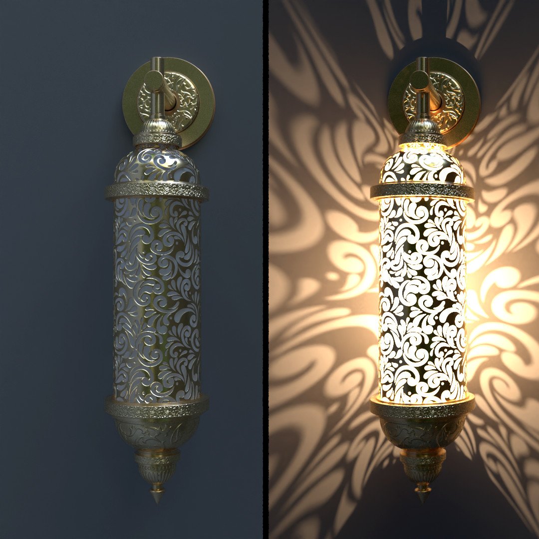 Marroqui Lamp | Wall Light models | BlenderKit