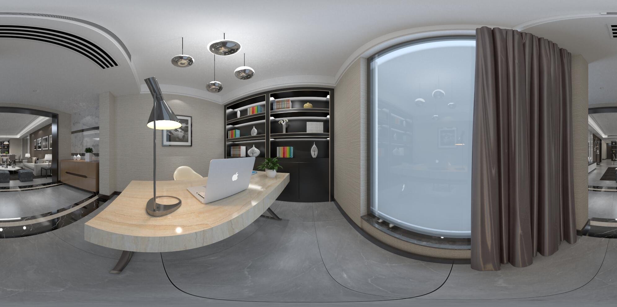 Computer room work | Interiors HDRis | BlenderKit