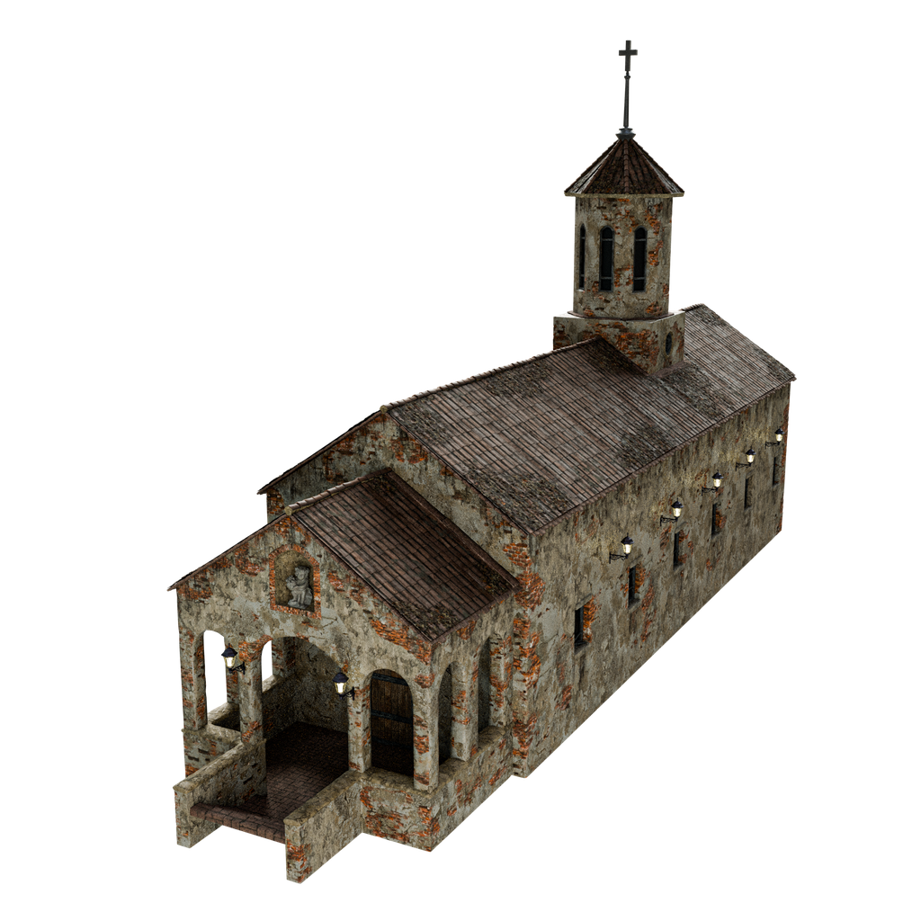 Medieval Temple | Historic Buildings models | BlenderKit