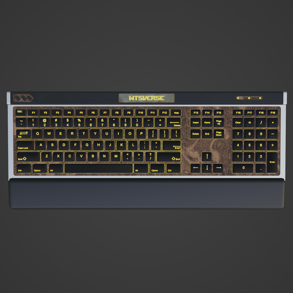 WTS keyboard | Keyboards models | BlenderKit