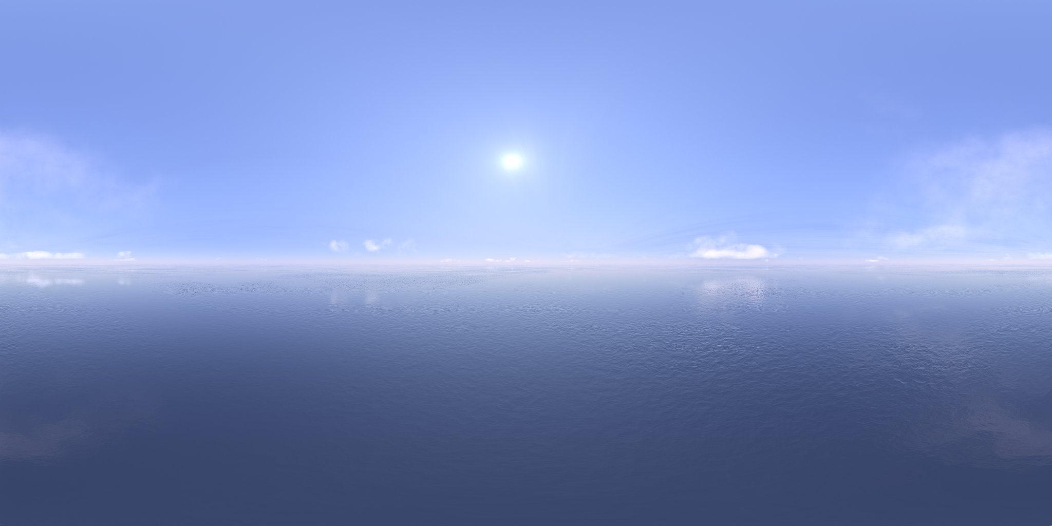 Clear sky distant clouds | Nature HDRis | BlenderKit