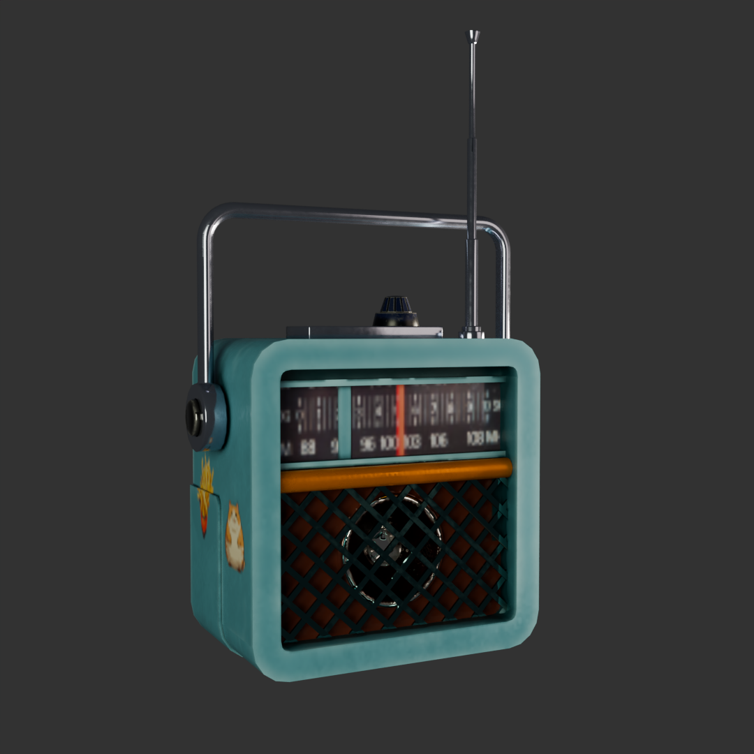 Radio | Audio Devices models | BlenderKit