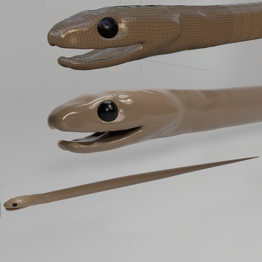 Snake working template | FREE Reptiles models | BlenderKit