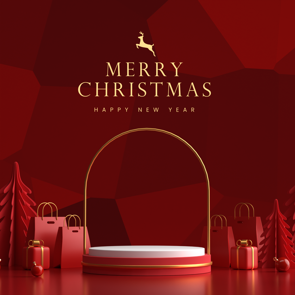 Christmas product mockup | Mockup scenes | BlenderKit