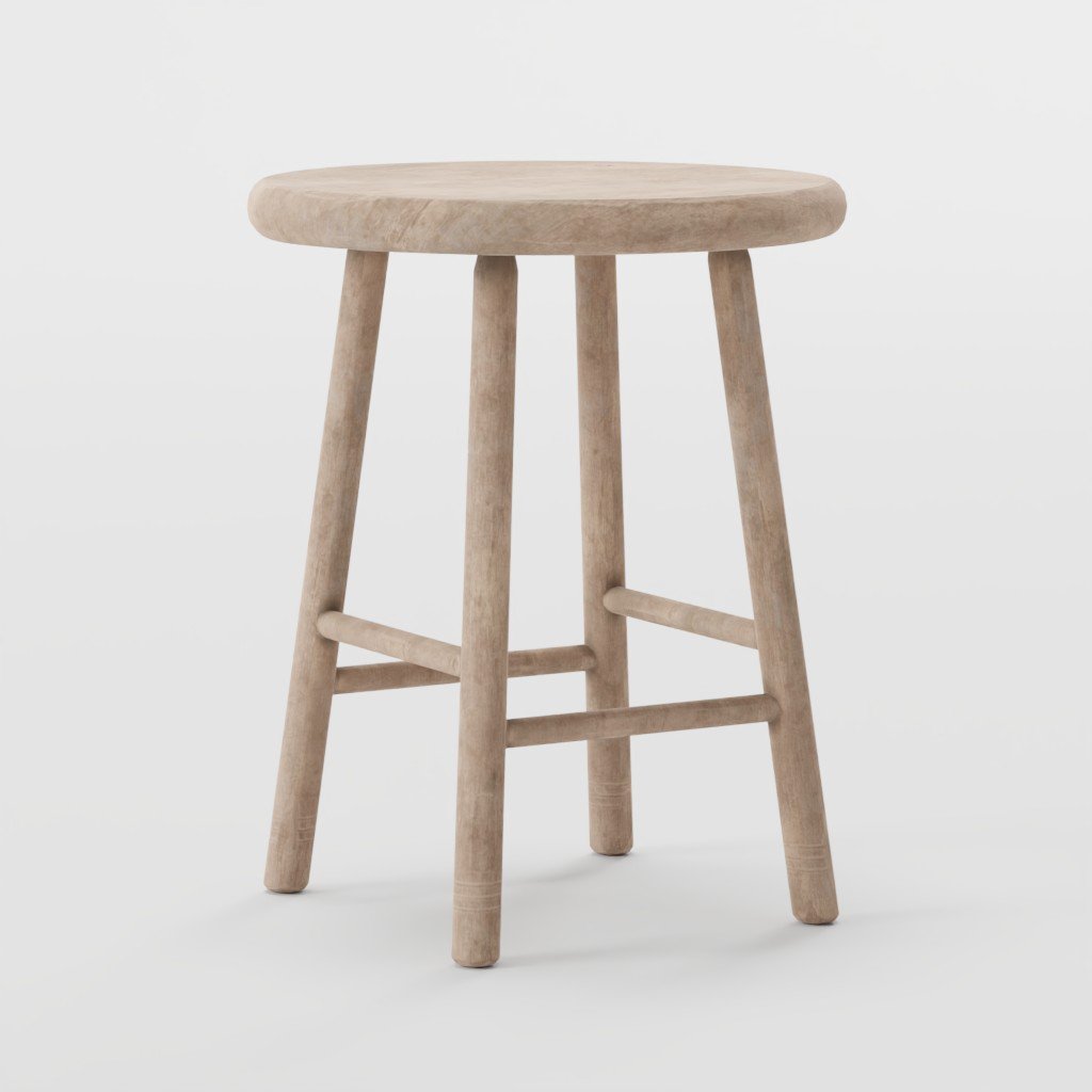 Stool | FREE Sitting Chairs models | BlenderKit