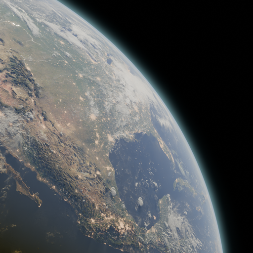 Earth | FREE Space scenes | BlenderKit
