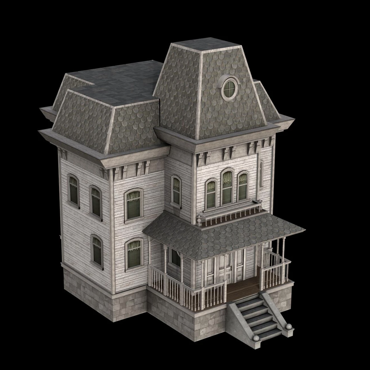 Old Building 2 | FREE Private Buildings models | BlenderKit