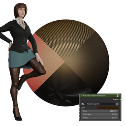 Procedural Nylon Pantyhose | FREE fabric materials | BlenderKit