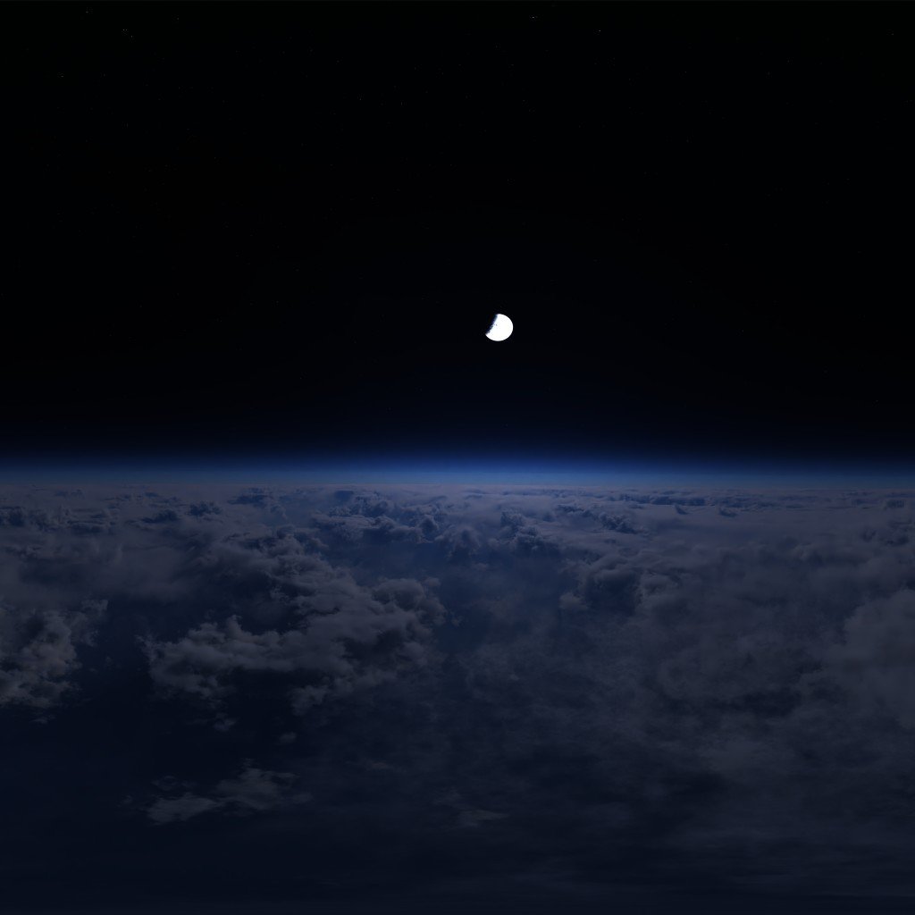 Night Sky with mountians HDRI | FREE Nighttime Environments HDRis ...