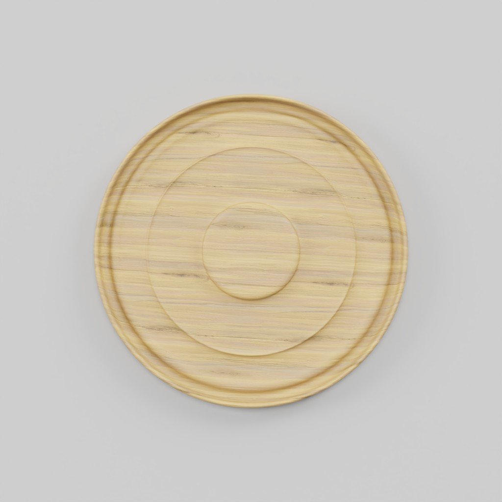 Wooden Checker piece | FREE Miscellaneous models | BlenderKit
