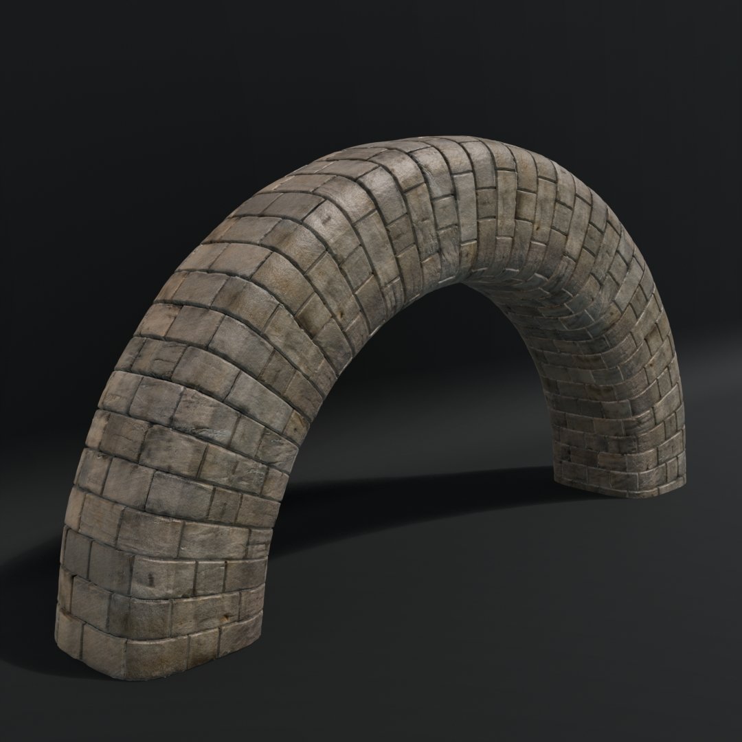 Stone Arch Sandstone | Buildings models | BlenderKit