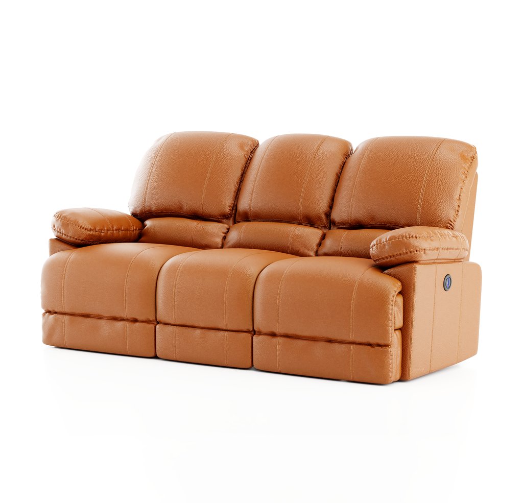 Wanek Recliner Sofa 3 Seaters | FREE Sofas models | BlenderKit