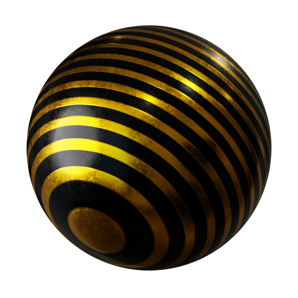 Procedural Caution Stripes | FREE metal materials | BlenderKit