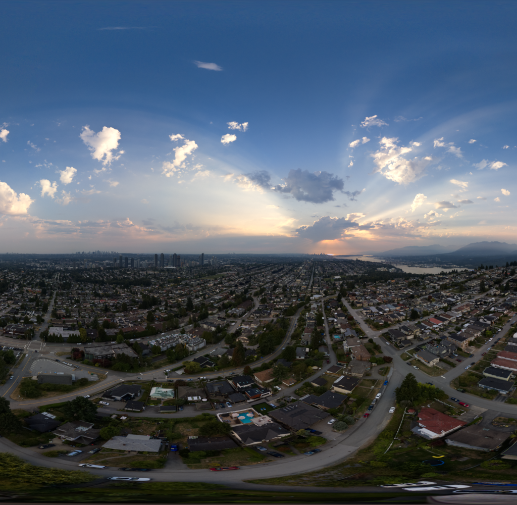 BlenderKit | Download the Colorful Dramatic Sunset City hdr