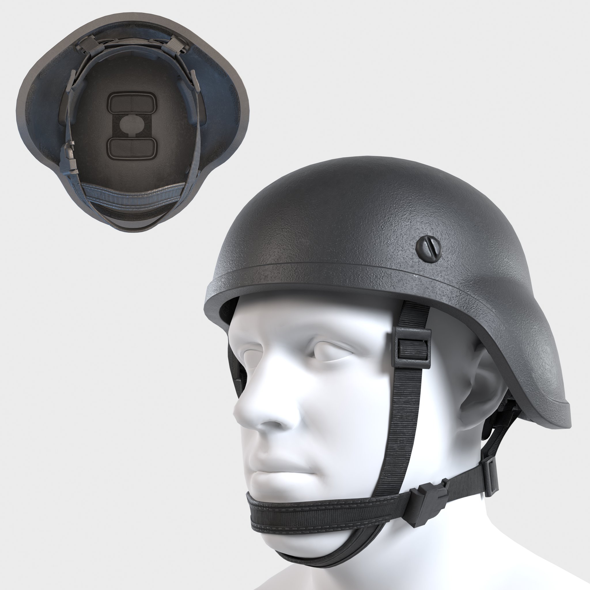 HighCom Striker ULACH IIIA helmet | Modern Weapons models | BlenderKit