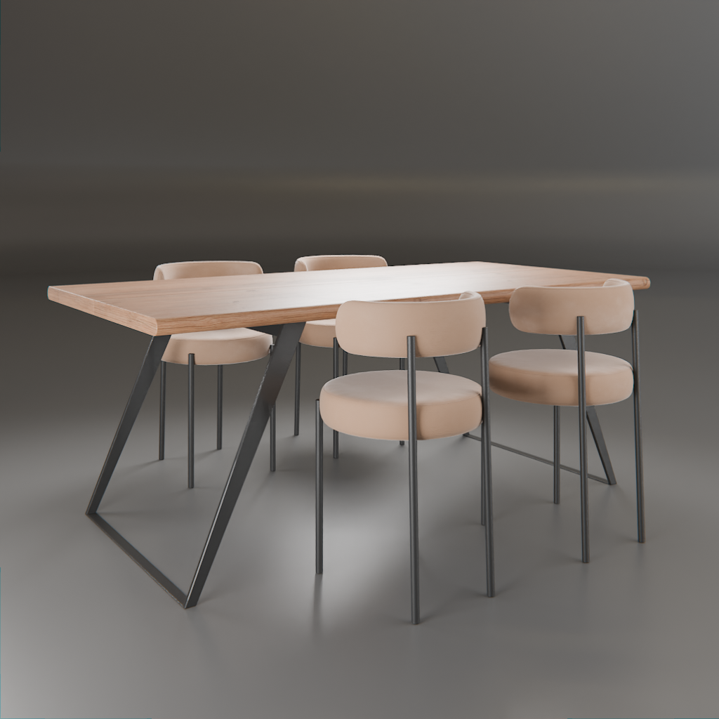 Table set 02 | Tables models | BlenderKit