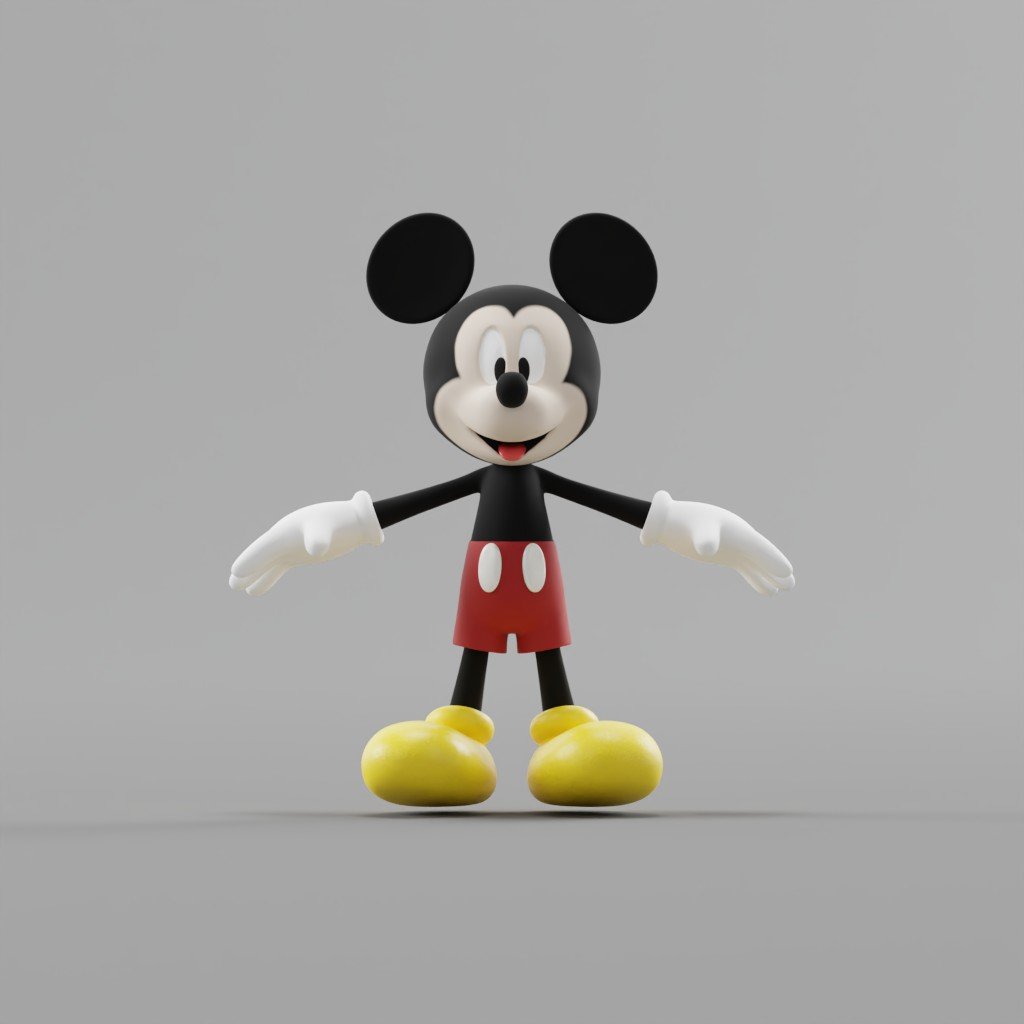 Mickey Mouse | Characters models | BlenderKit